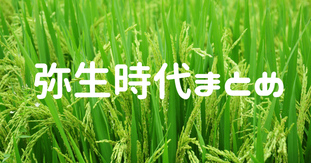 【弥生時代完全まとめ】紀元前4世紀から3世紀中頃まで簡単にわかりやすく解説！ | みちくさスタディ